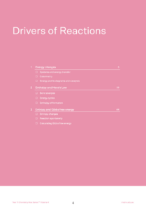 Year 11 Chemistry Max Series Vol 4: Drivers of Reactions